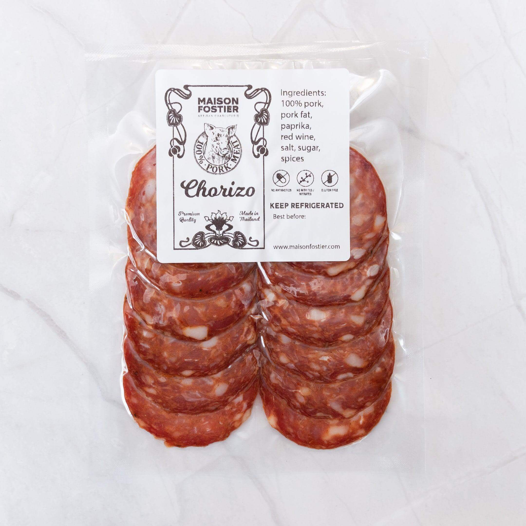 Premium Artisan 100% Free Range Pork Chorizo